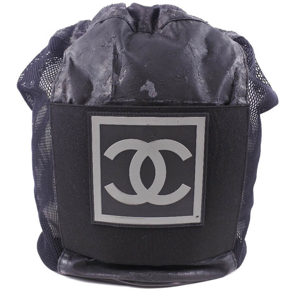 CHANEL | Bags | Chanel Basketball Shoulder Bag Sports Line Leather ...